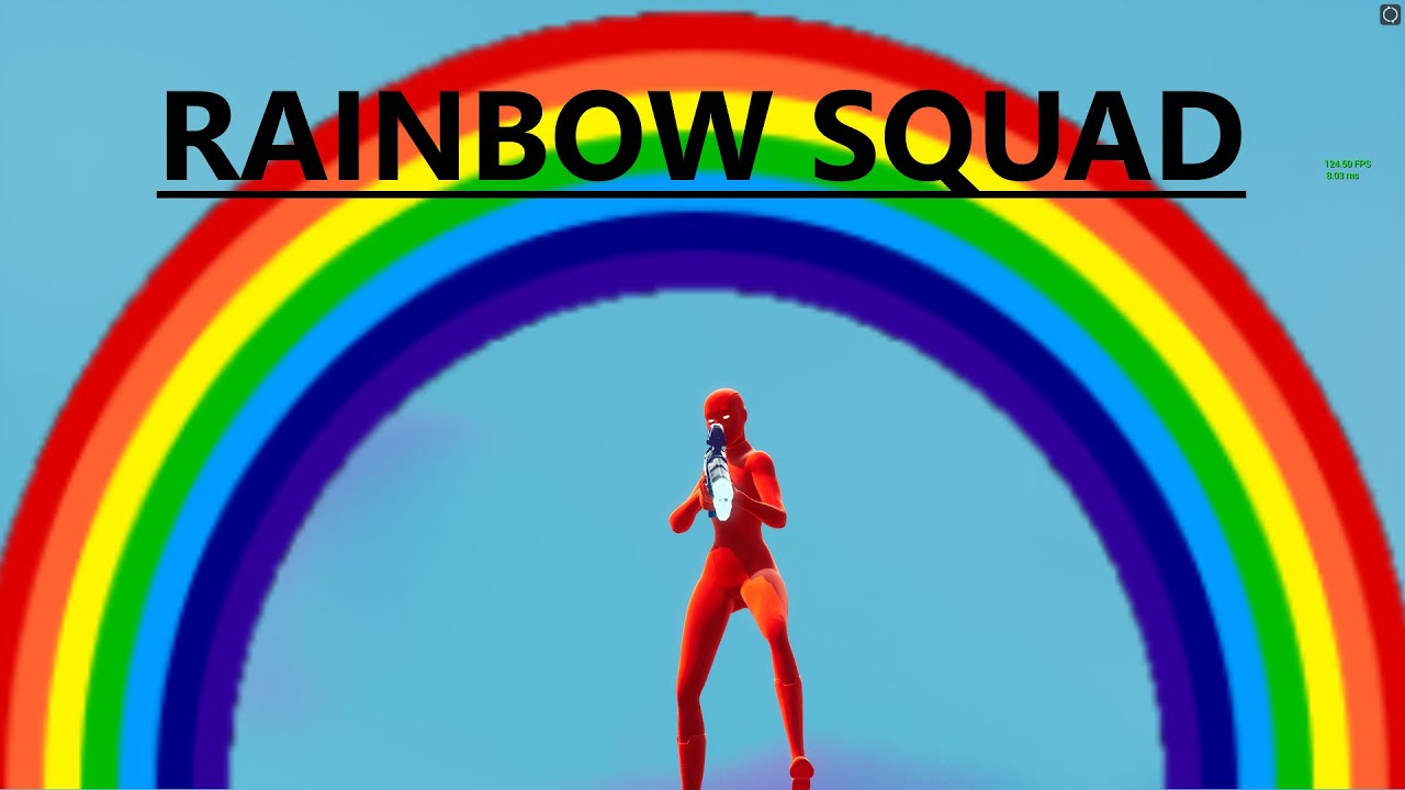 RAINBOW SQUAD IN FORTNITE! - YouTube