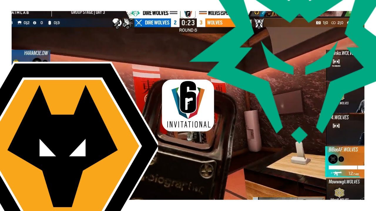 Dire Wolves vs Wolves 全精華 Esports Six Invitational 2023 B組 - YouTube