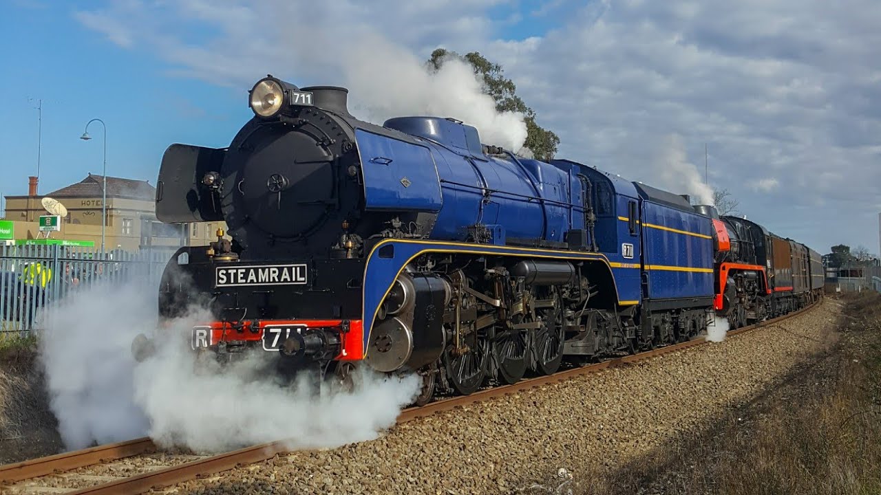 2018 Steamrail Victoria Snow Train 1 - 28/07/18 - YouTube