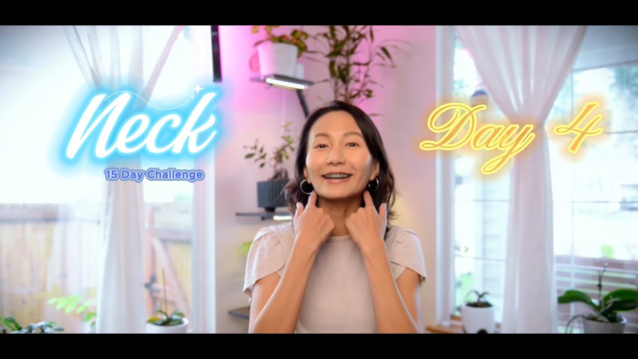 How to Tone & Tighten Your Neck with Face Yoga - YouTube