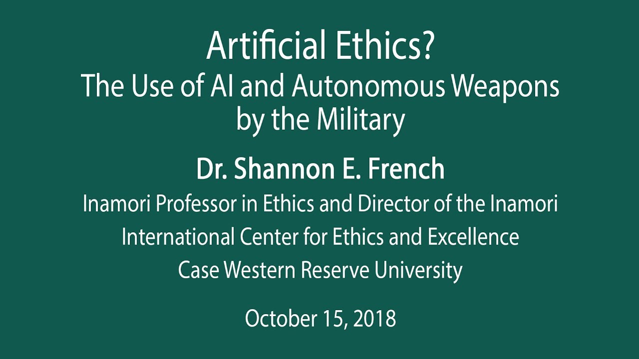 Evelyn Lincoln Institute for Ethics and Society - Dr. Shannon French ...