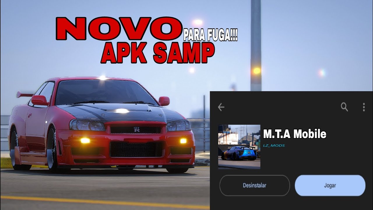 SOLTEI!!🤯NOVO APK PARA SAMP ESTILO FUGA COM SUPORTE A 4 DEDOS E NOVAS ...