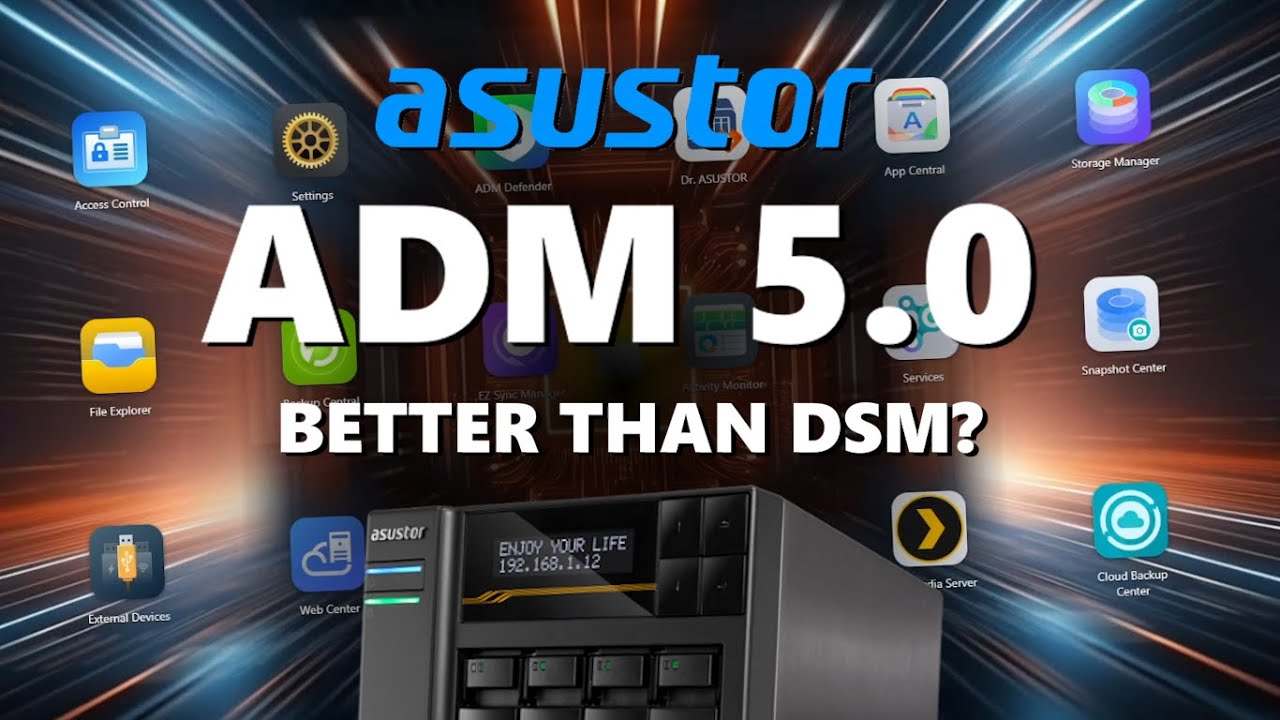Asustor ADM 5 Software Review - Should Synology Be Worried? - YouTube