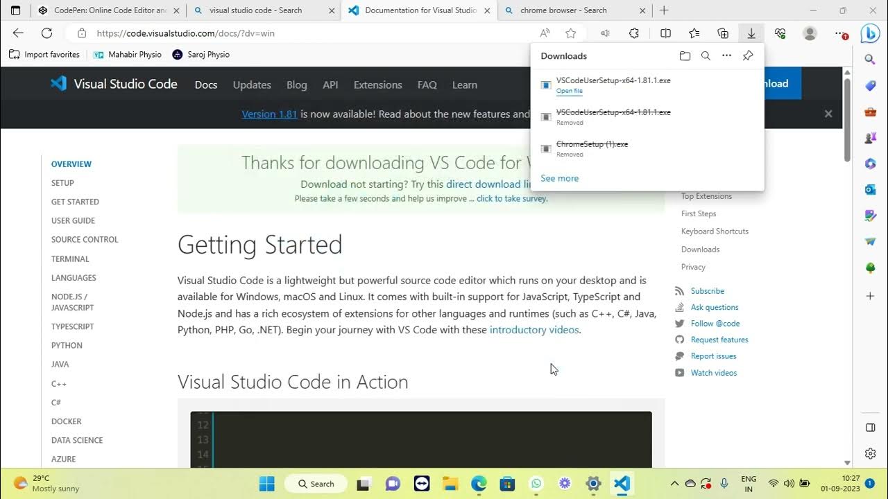 Setting up the development environment Windows Hindi - YouTube