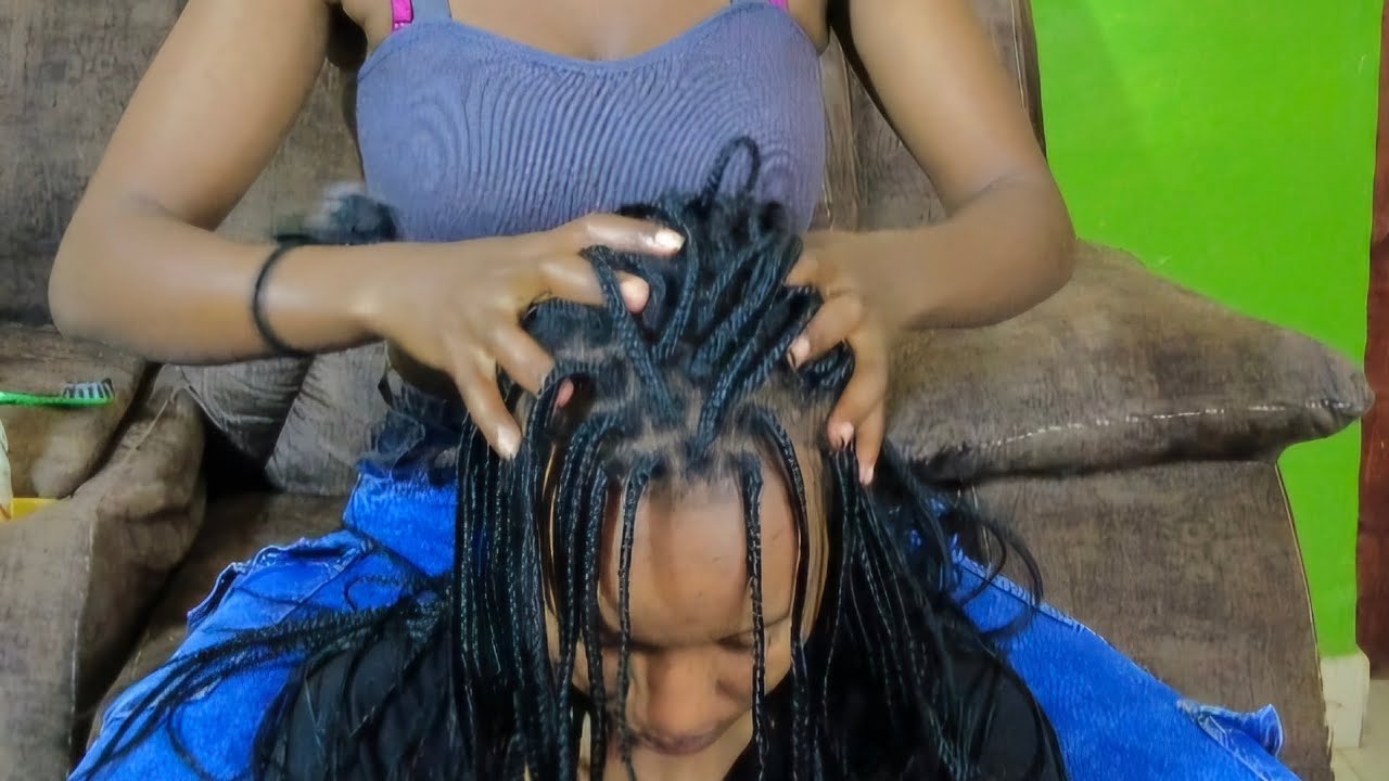 INTENSE SCALP SCRATCHING,SCALP OILING AND HEAD MASSAGE ASMR DEEP ...