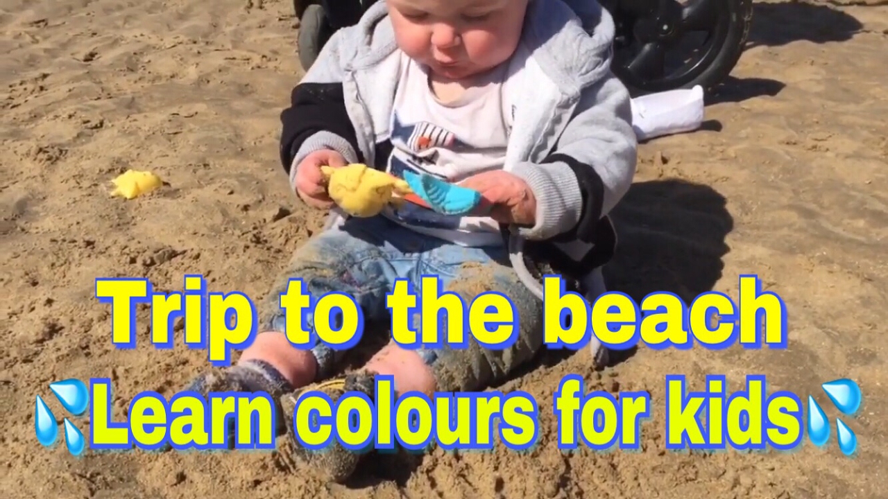 Trip to the beach | Outdoor Learning | Learn colours for kids | Learn ...