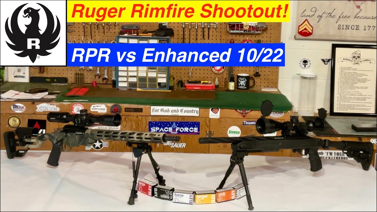 Ruger Rimfire Shootout! RPR vs Enhanced 10/22 - YouTube