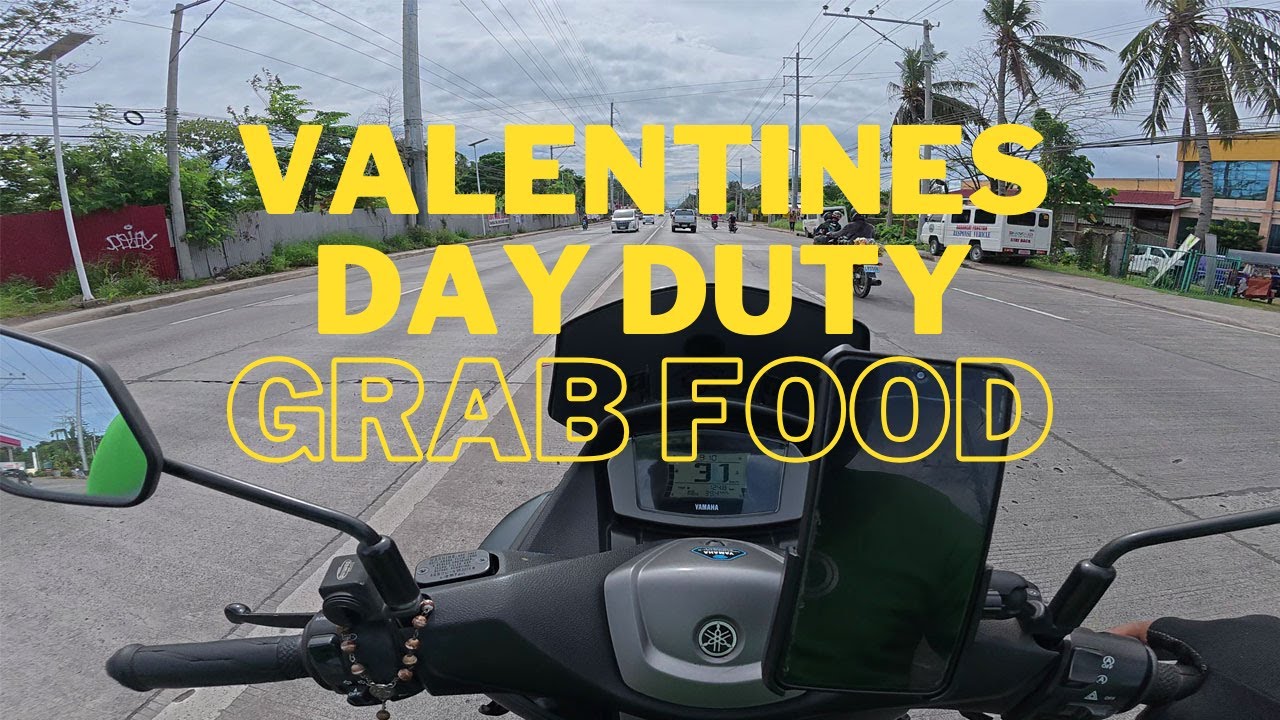 Valentines day duty, Grab food rider (4K) - YouTube