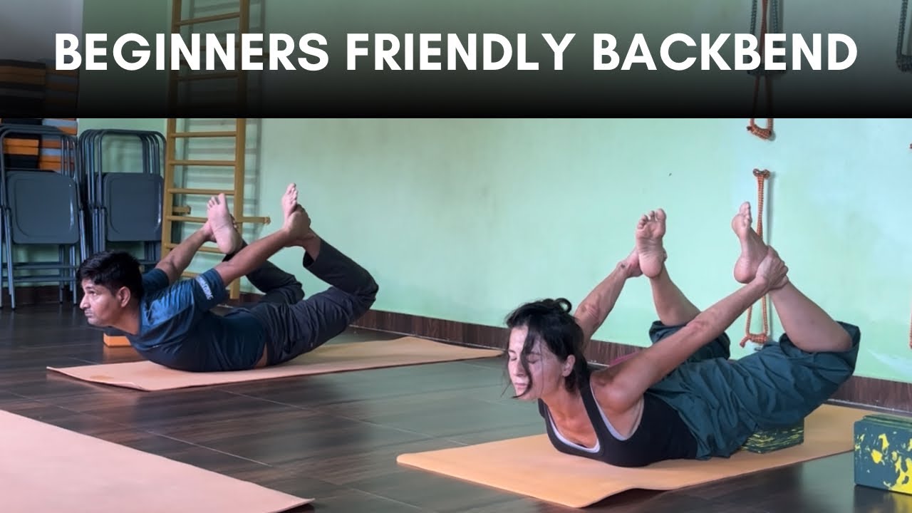 Beginner Friendly Backbend, Open Your Heart & Shoulder| Step-by-Step ...