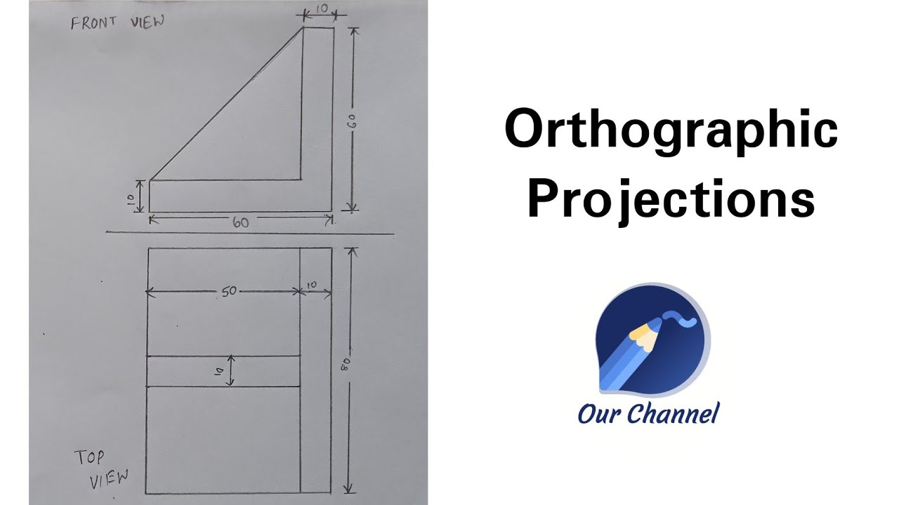 Orthographic Projections for a given Isometric View | Engineering ...