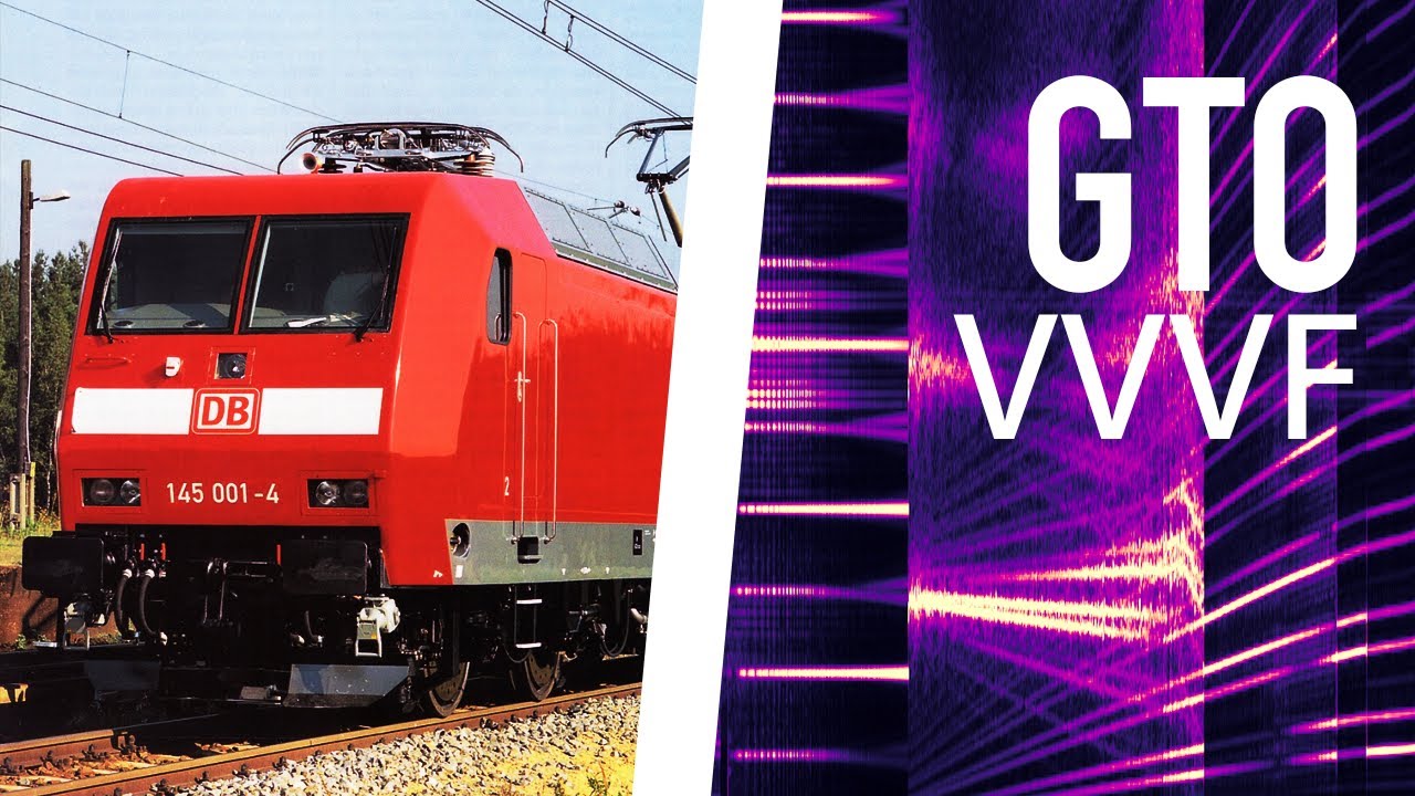 [ADtranz GTO VVVF] Br 145 Sound - Eco2000 [Inductor Recorded] - YouTube