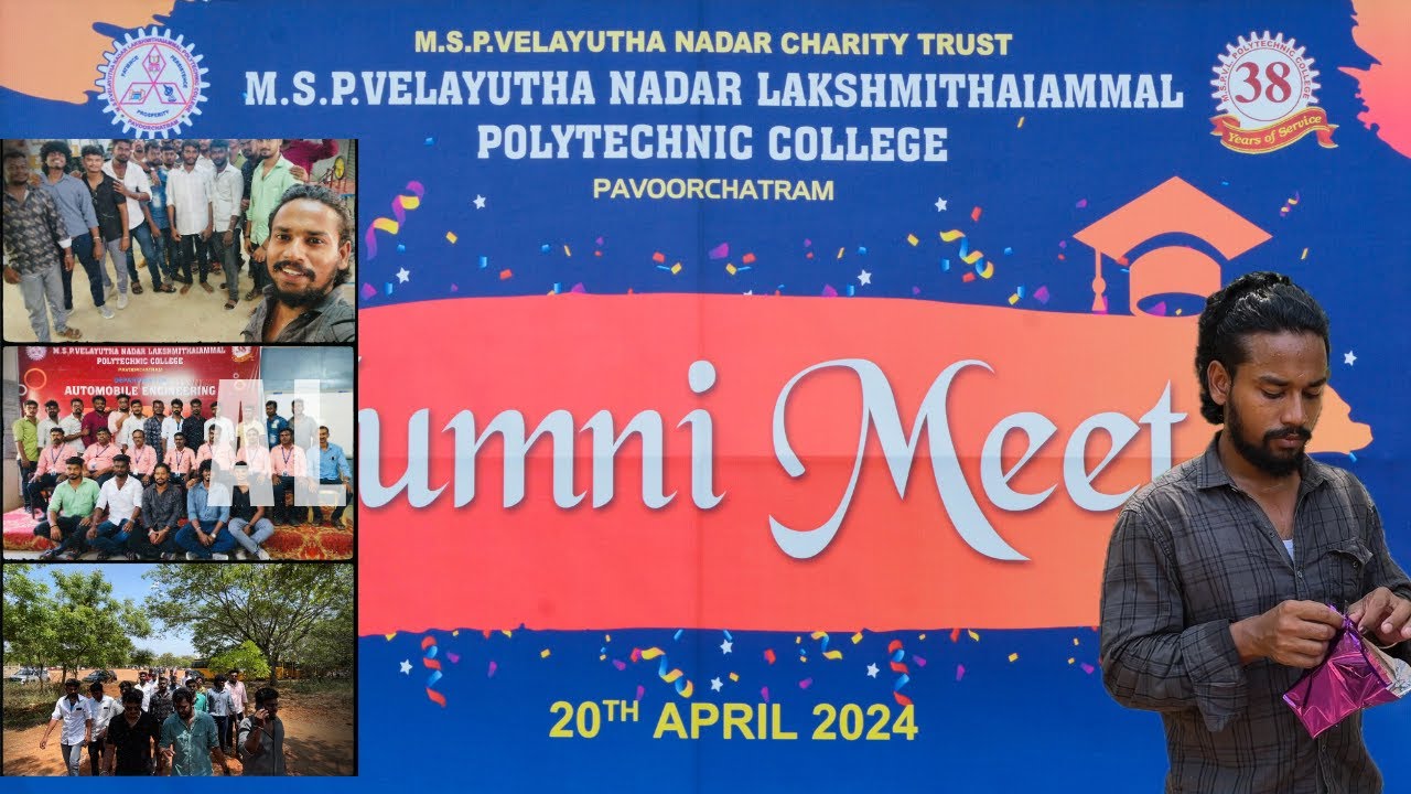 College alumni meet😇| MSPVL Polytechnic college| ride on #duke390| # ...