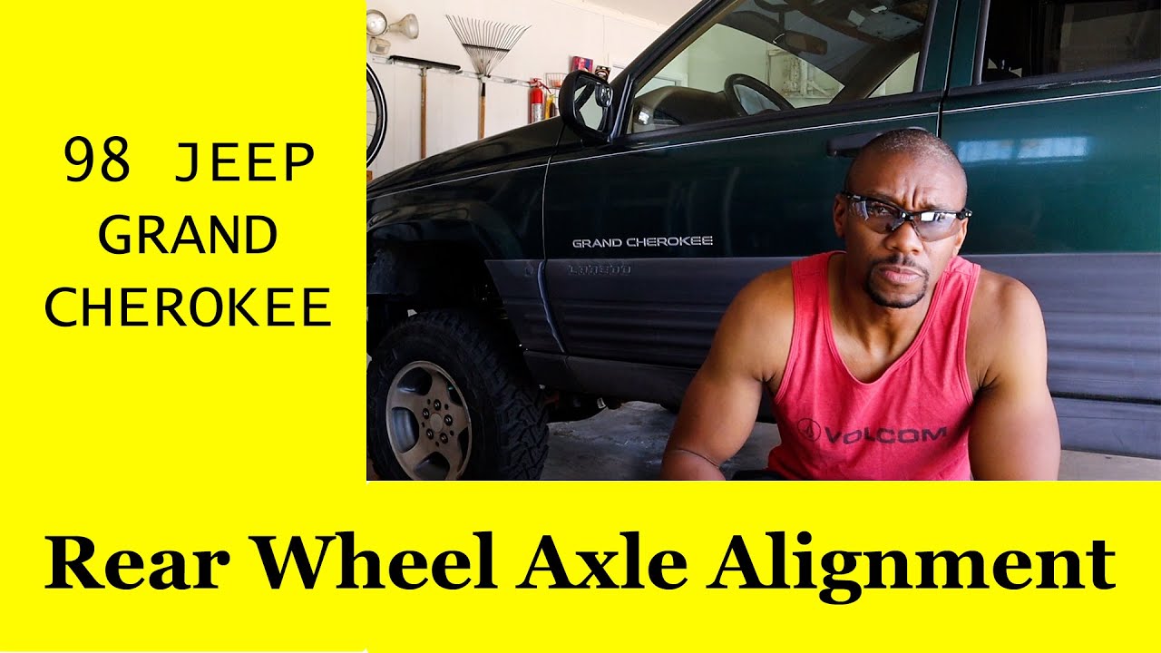 Jeep Grand Cherokee ZJ rear track bar adjustment - YouTube