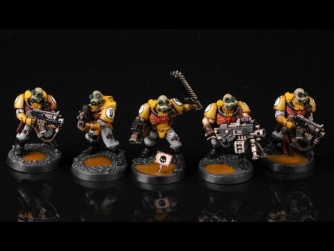 How to paint Imperial Fists scouts? Warhammer 40k | Buypainted | wh40k ...