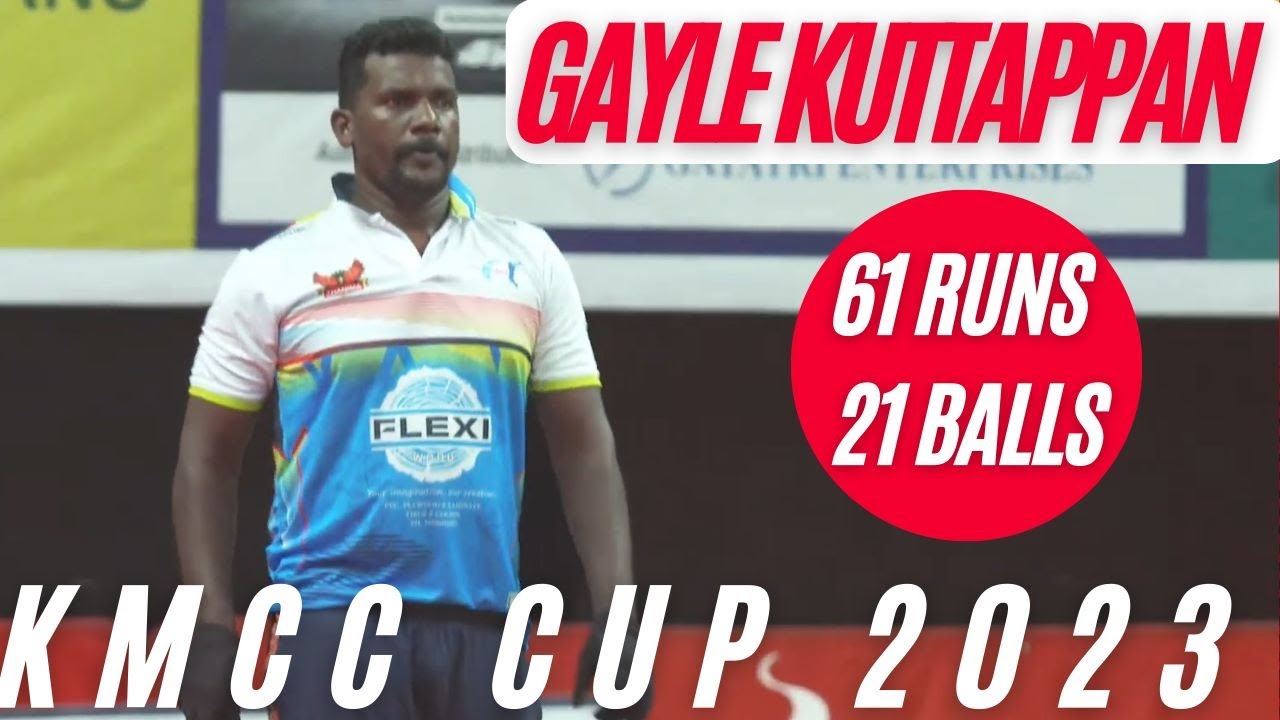 Gayle Kuttappan Workout 🔥 || KMCC Cup 2023 - YouTube