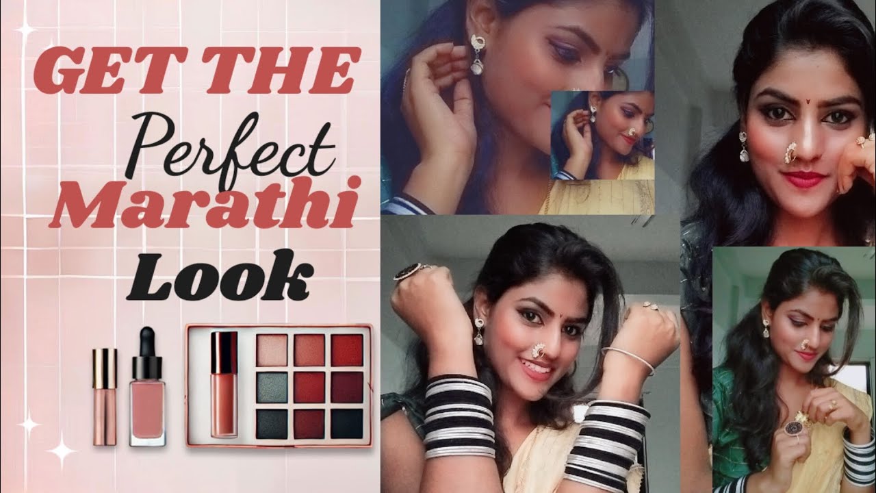 Makeup... Marathi look Marathi makeup look marathi makeup.. - YouTube