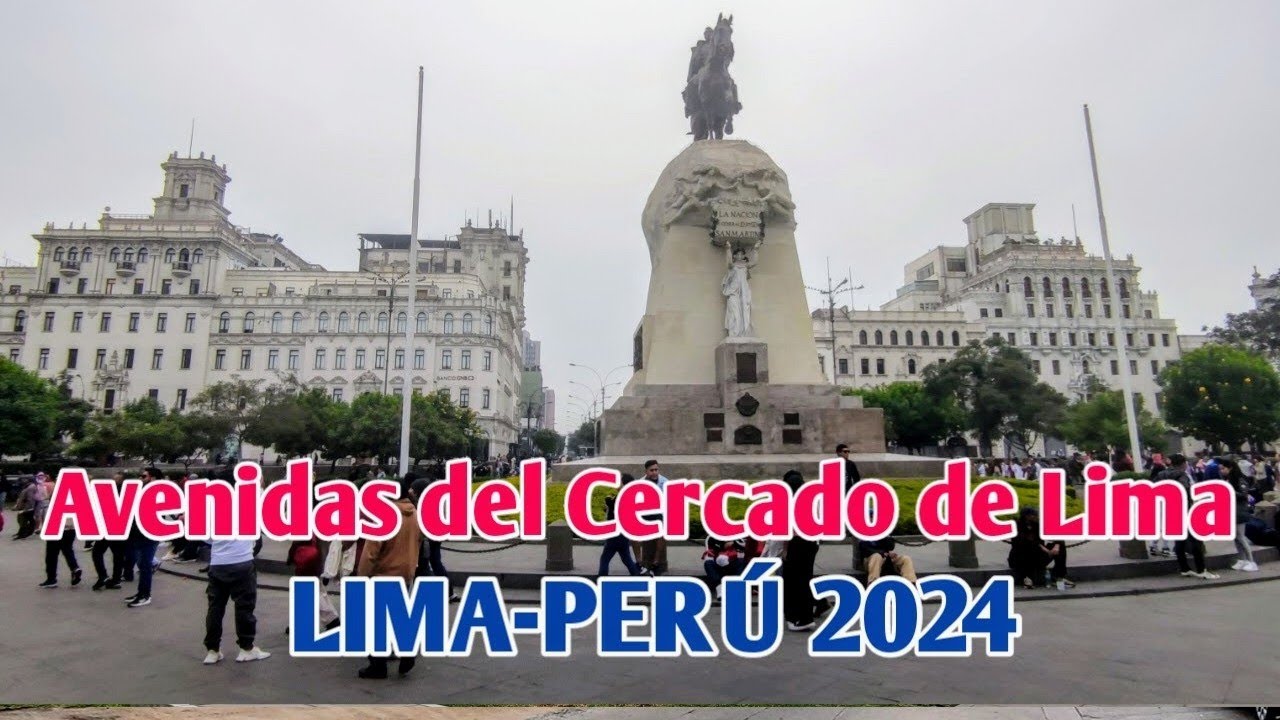 LIMA PERÚ 4K | UN RECORRIDO POR LAS AVENIDAS DEL CERCADO DE LIMA | MAYO ...