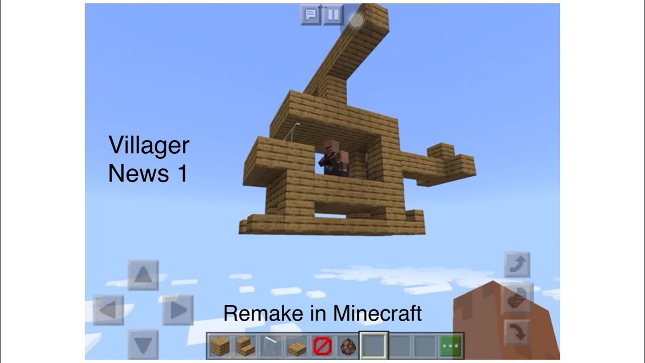 Villager News 1 Remake in Minecraft PE - YouTube