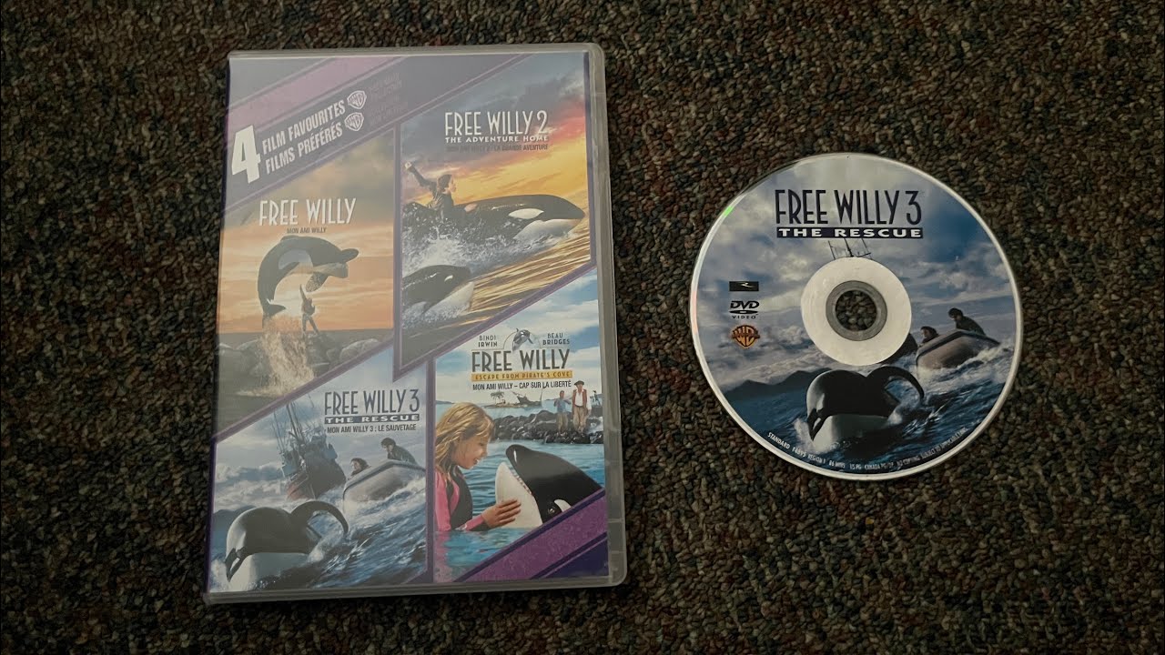 Opening/Closing To Free Willy 3: The Rescue (1997) 2001 (DVD, 2012 ...