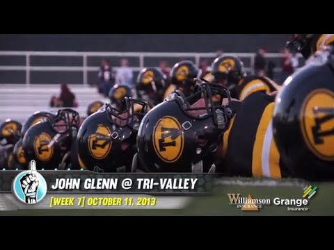 HS Football: John Glenn at Tri-Valley (10/11/13) - YouTube