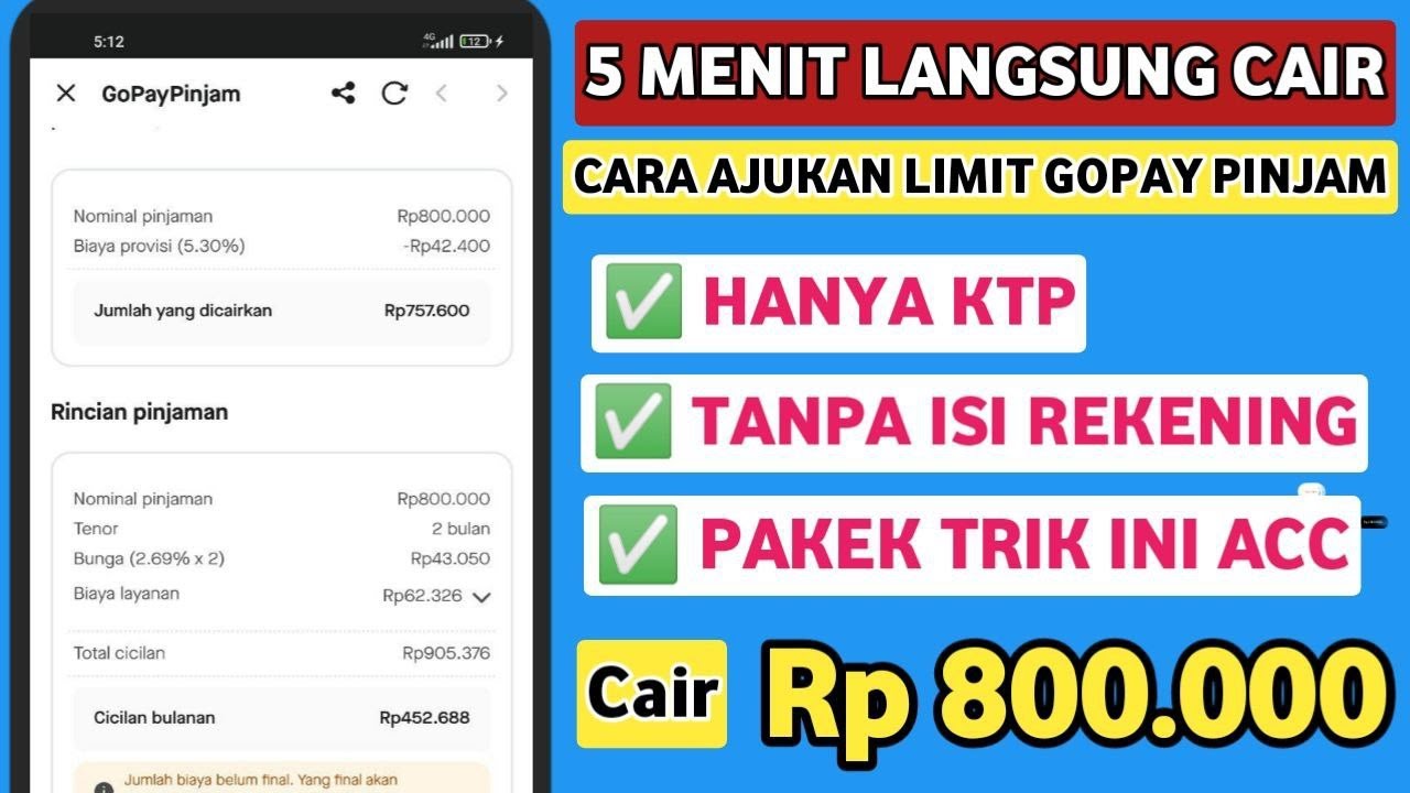 CARA AJUKAN LIMIT PINJAMAN GOPAY PINJAM DI APLIKASI GOJEK TERBARU 2025 ...