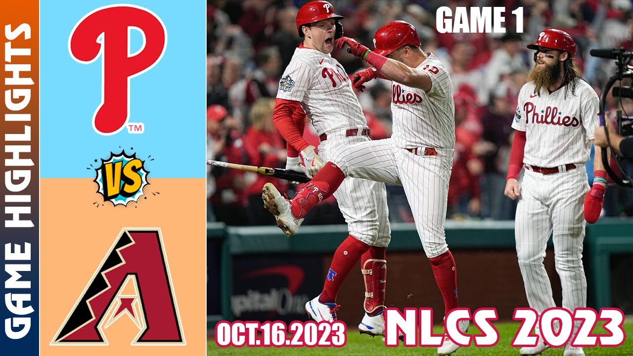 Phillies vs. D-Backs [NLCS] (OCT.16.23) TODAY Game_1 Hightlights | MLB ...