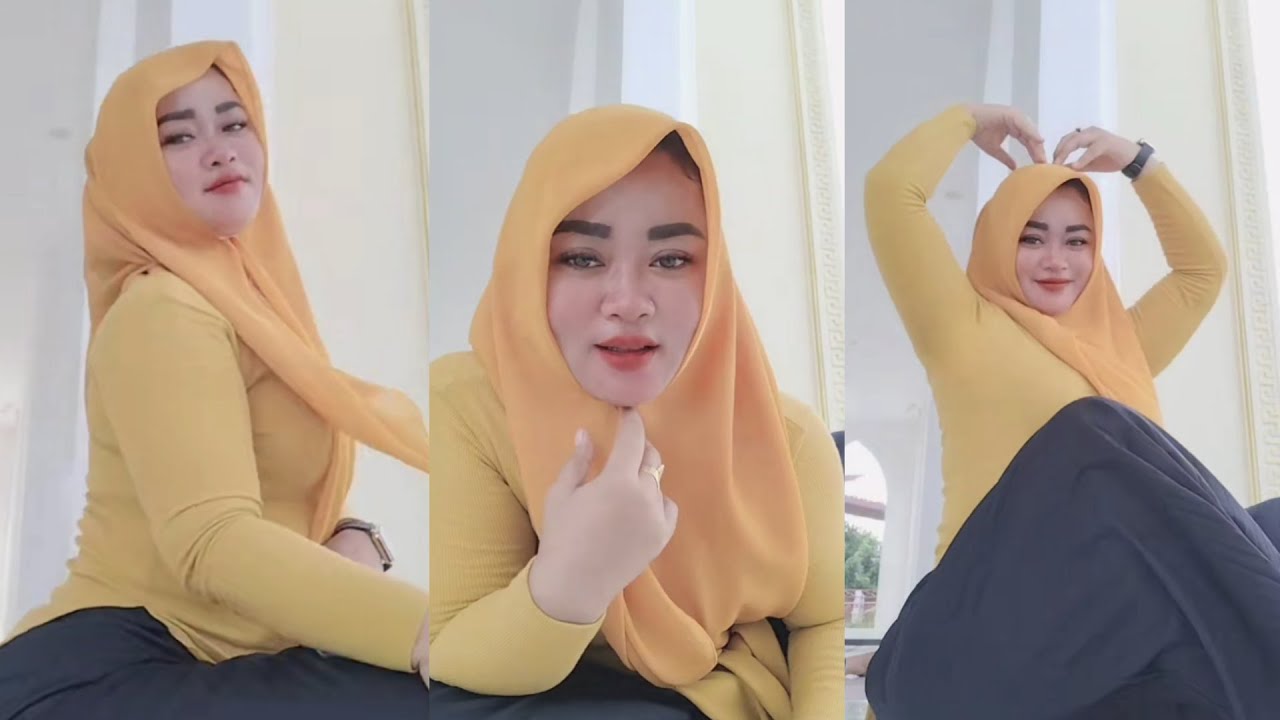 RECOMMEND‼️ HIJAB STYLE " NENG DEWI " yelow hijab menambahkan aura ...