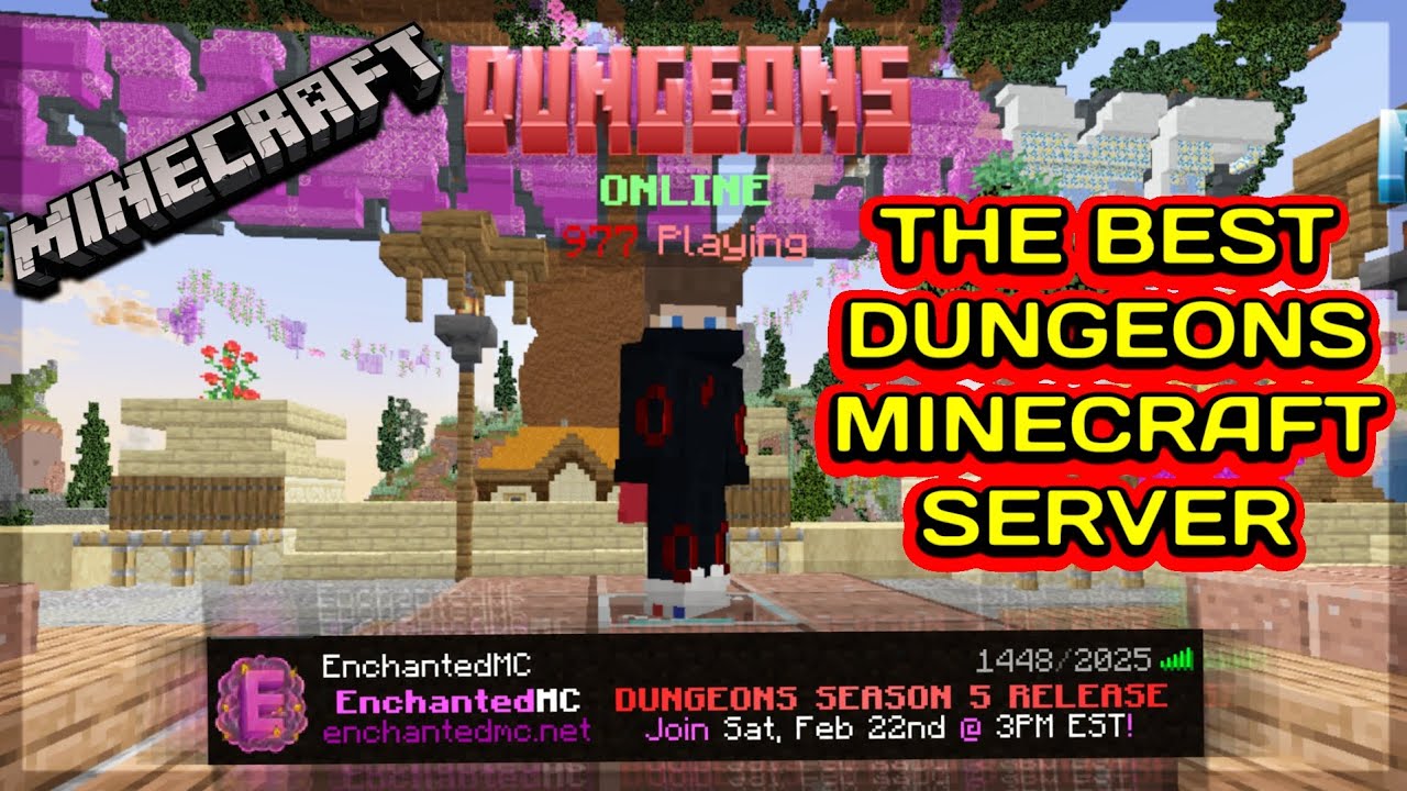 The Best DUNGEONS TYCOON Server For Minecraft Java/Bedrock - YouTube