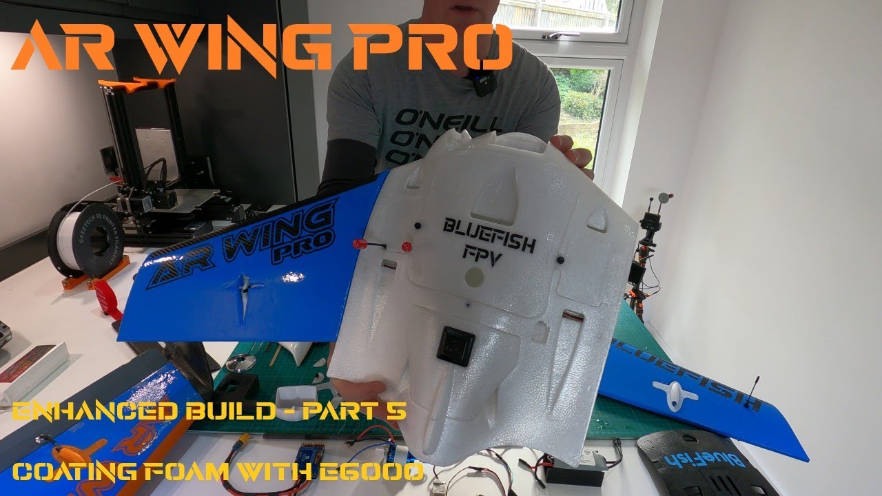 AR Wing Pro Enhanced Build Part 6 - E6000 Coating - YouTube