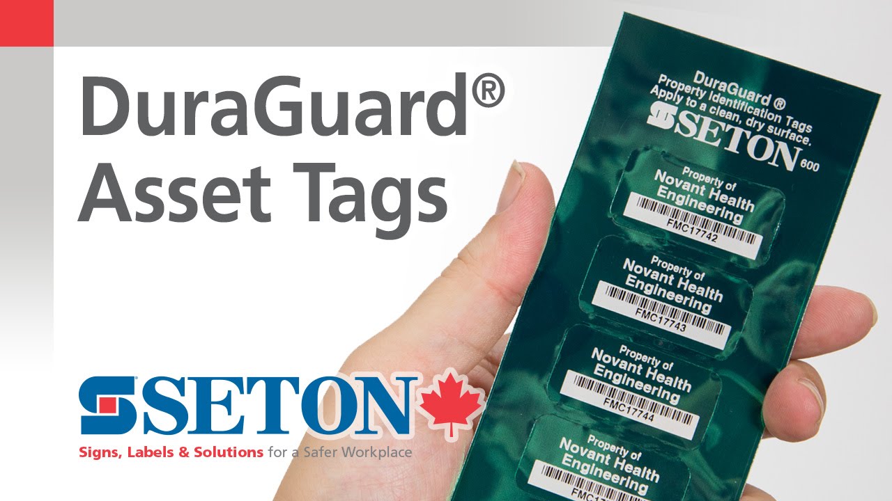 Duraguard® Asset Tags | Seton Canada - YouTube