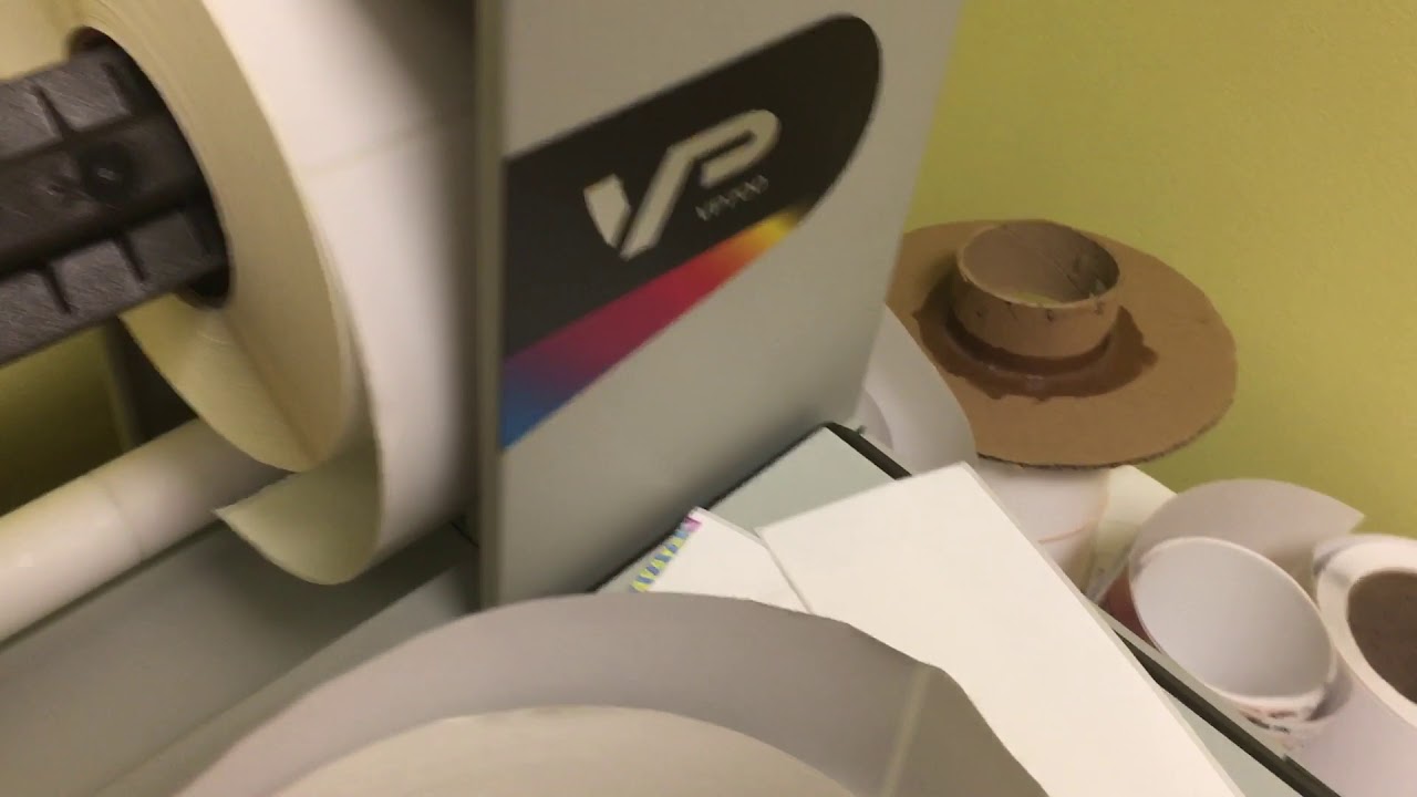 VP 700 printer instructions - YouTube