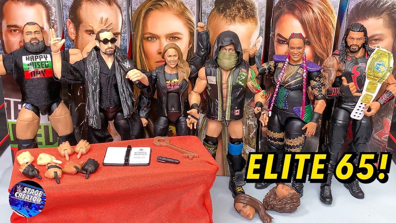WWE ELITE 65 FULL-SET FIGURE REVIEW! - YouTube