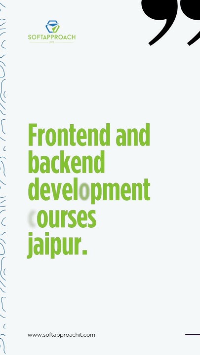 Register now | FRONTEND AND BACKEND DEVELOPMENT COURSES JAIPUR - YouTube