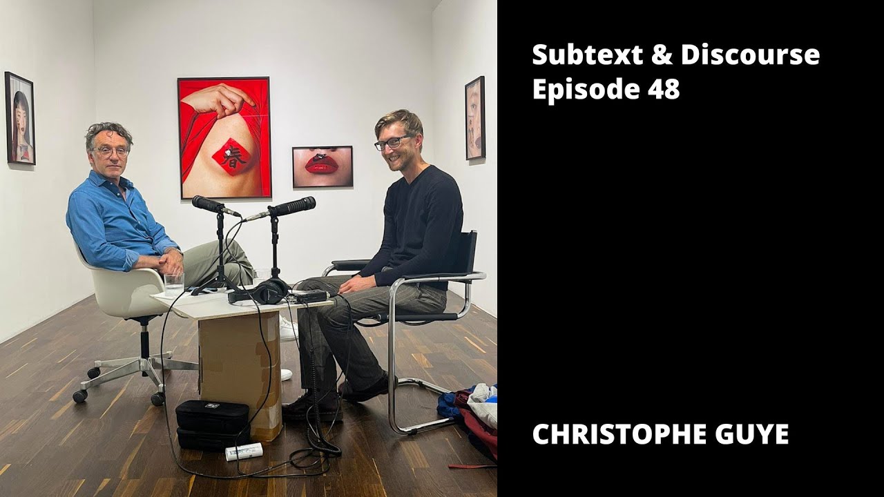 Christophe Guye, gallerist and art dealer | EP48 Subtext & Discourse ...