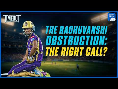 Raghuvanshi out obstructing the field - the right call? #ipl2026