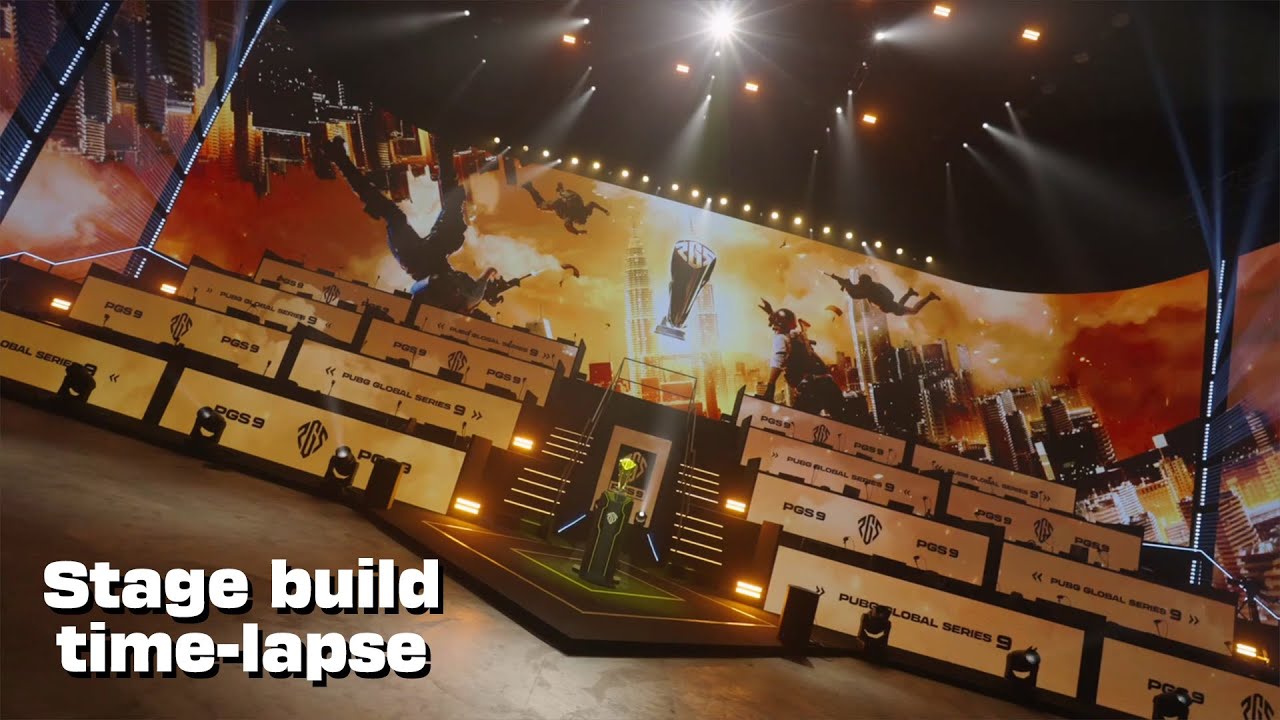 Stage build time-lapse 🎥 - YouTube