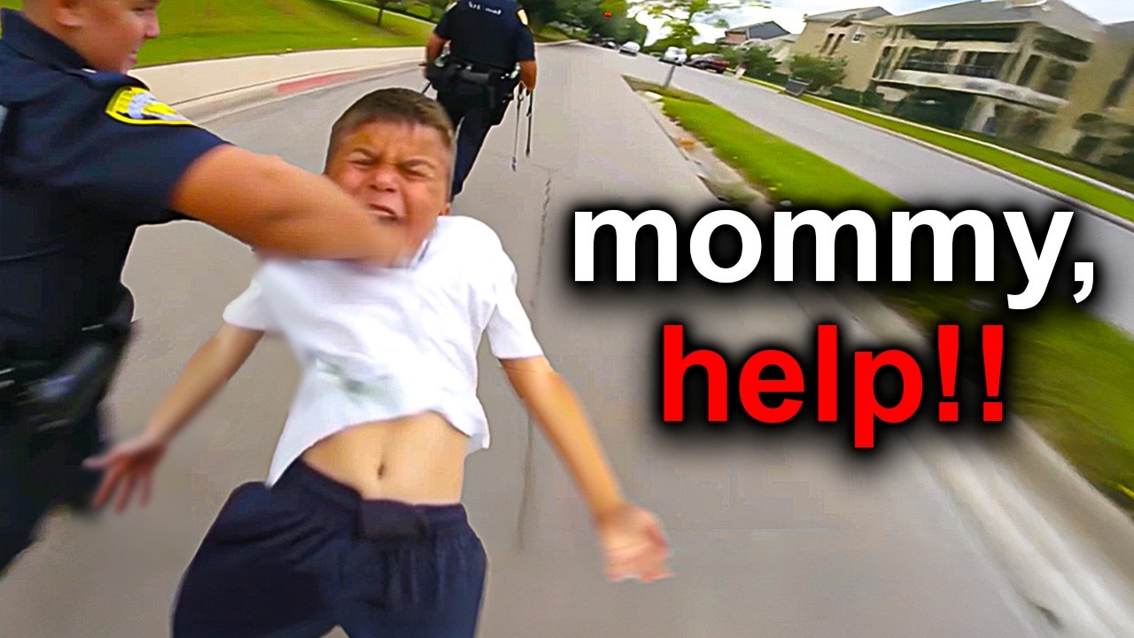 When KIDS Bullied By EVIL Cops - YouTube