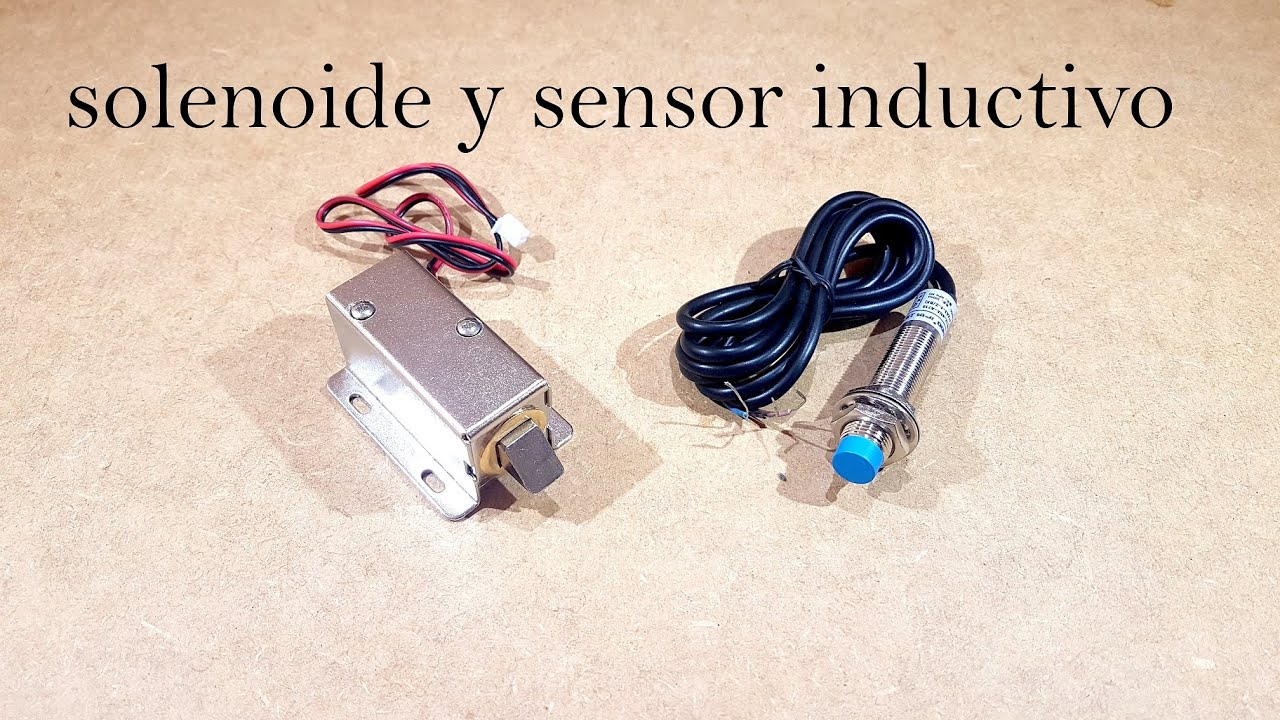 Funcionamiento de solenoide para puerta y sensor inductivo LJ12A3-4-Z ...