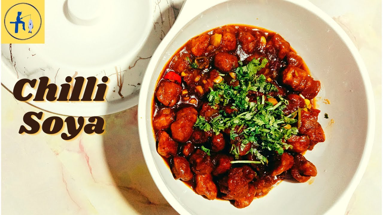 Chilli Soya Recipe II How to make chili soya chunks II - YouTube