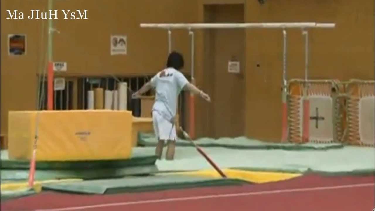 Perfect triple back dismount by Kohei Uchimura high bar - YouTube