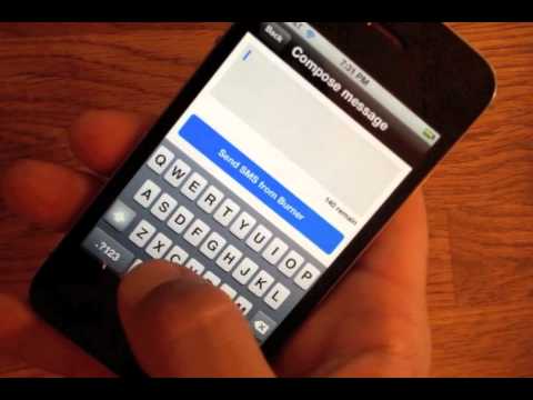 Burner for iPhone