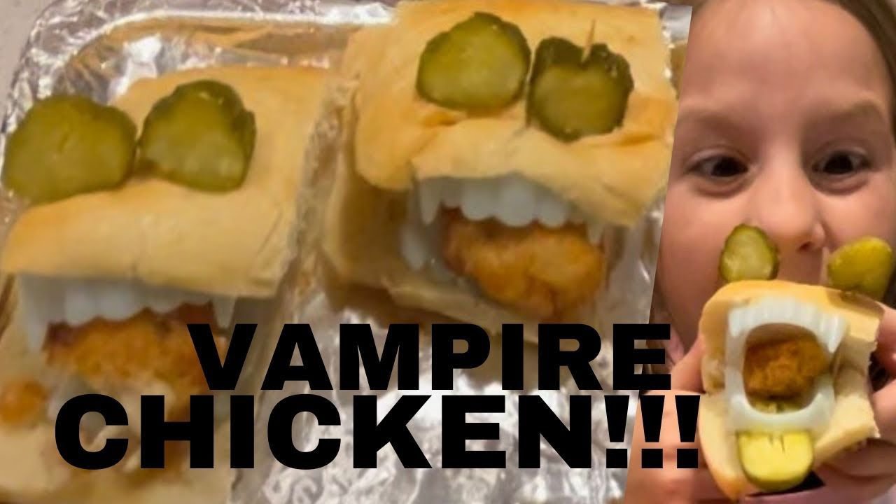 Making Chik-Fil-A Vampire Chicken Sandwiches!: Time to get spooky ...