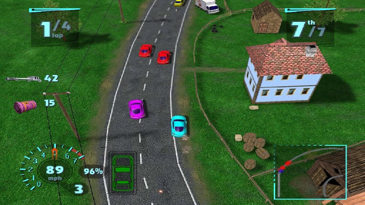 Arcade Race Crash (Windows game 2010) - YouTube