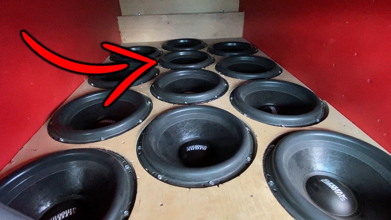12 15” SUBWOOFERS ON 20,000 WATTS - YouTube