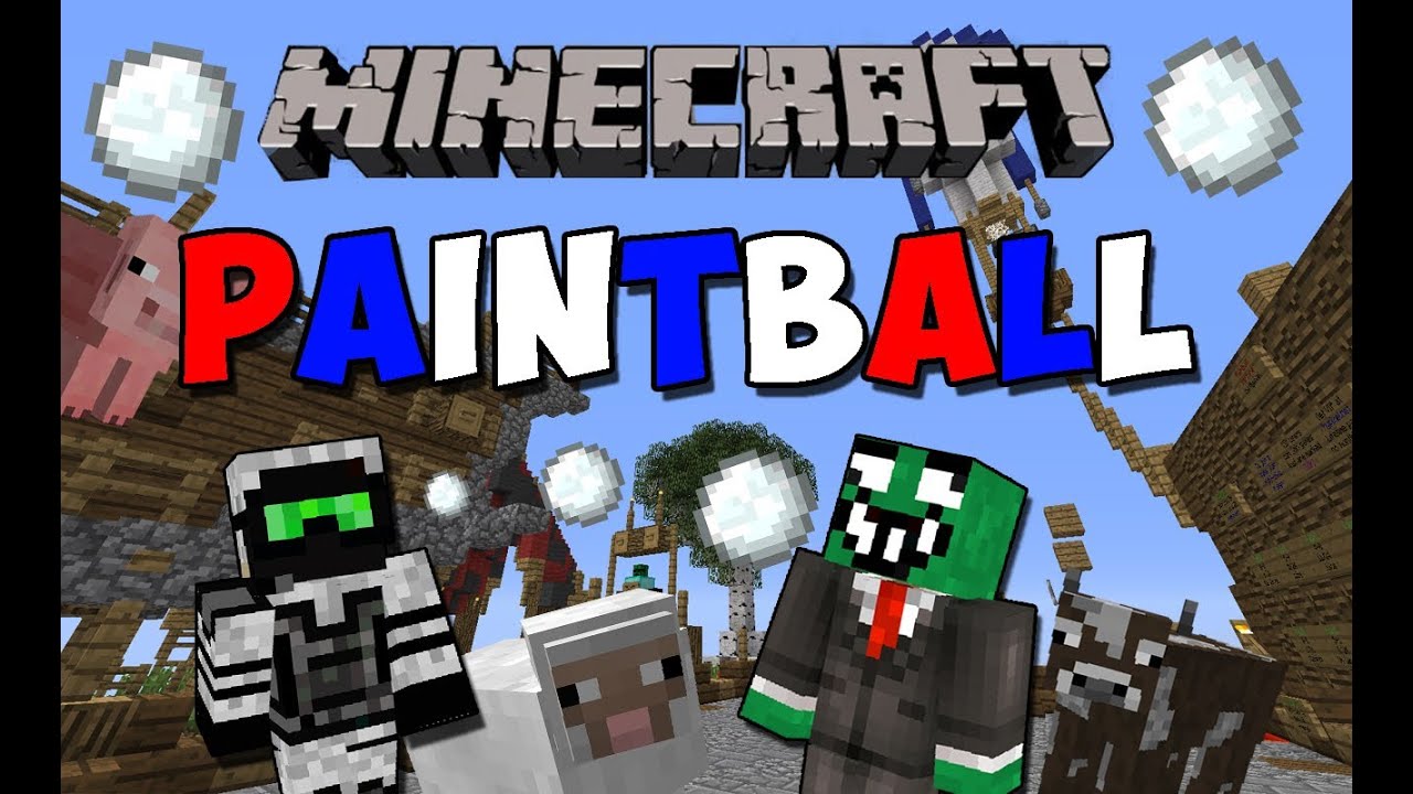 Minecraft Paintball | Explosiones y Somos Noobs | w/ SpooklesHD - YouTube