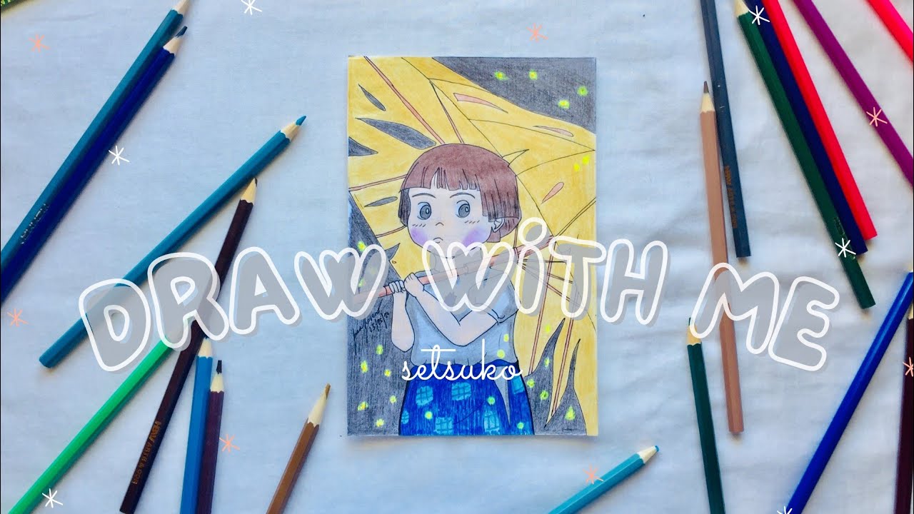 🇯🇵 GRAVE OF THE FIREFLIES | SETSUKO (FAN ART & SPEED DRAWING) - YouTube