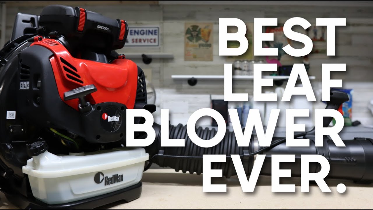 Most POWERFUL Leaf Blower IN THE WORLD // Redmax EBZ9000 Review - YouTube