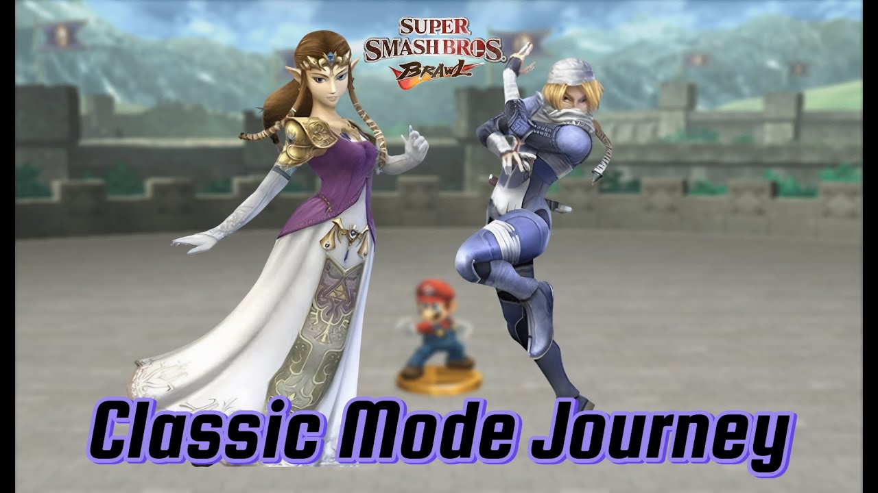 SSBB - Classic Mode - Sheik and Zelda - YouTube