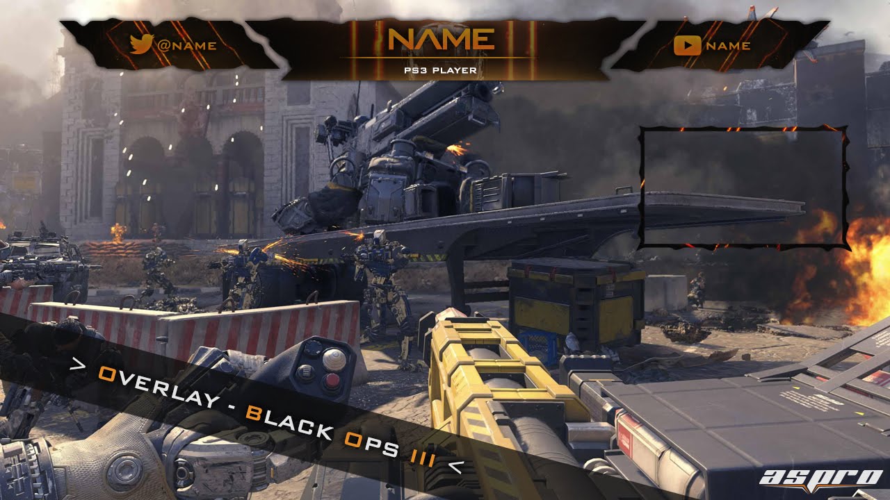 [OVERLAY] CALL OF DUTY - BLACK OPS III [PSD/FREE] - YouTube