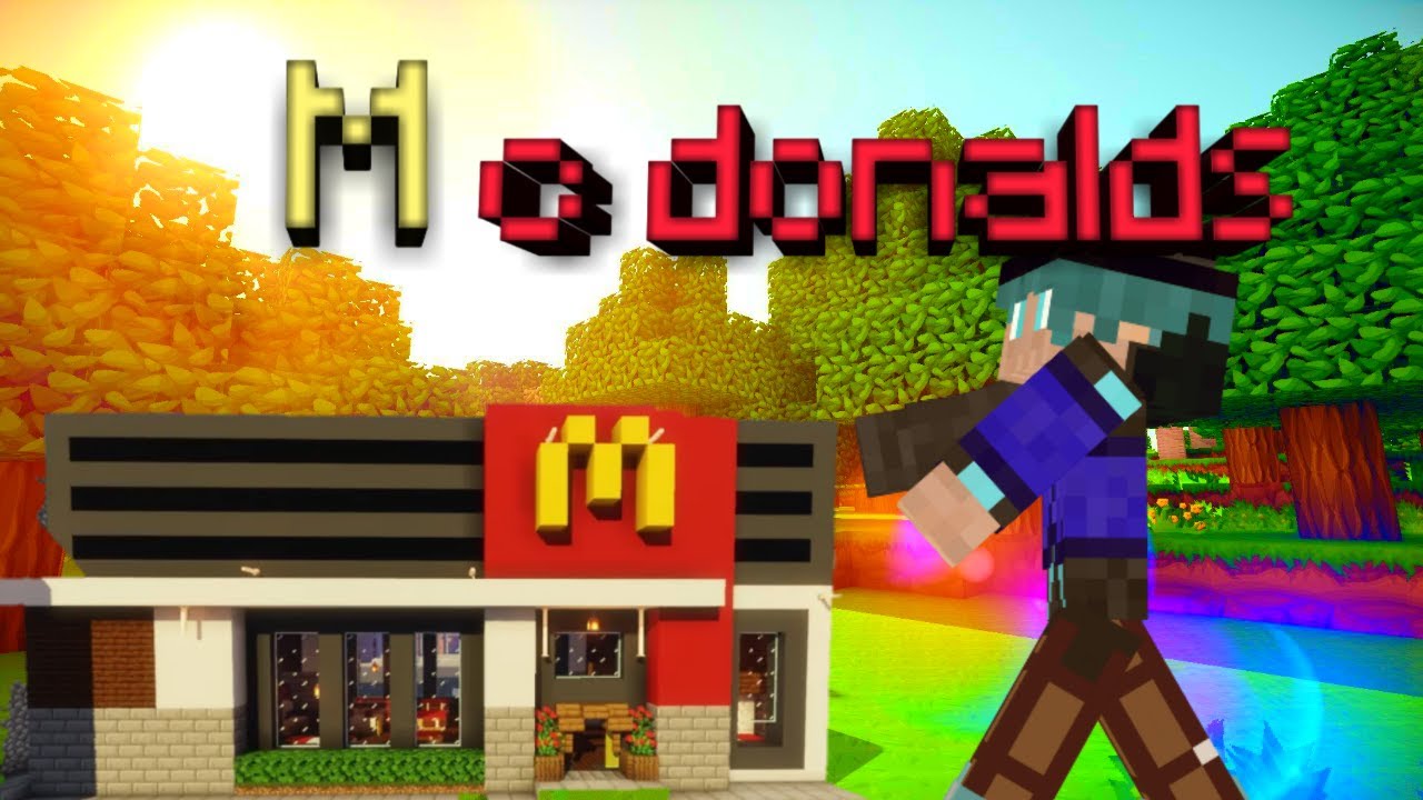 Tutorial como fazer uma McDonalds no minecraft - YouTube